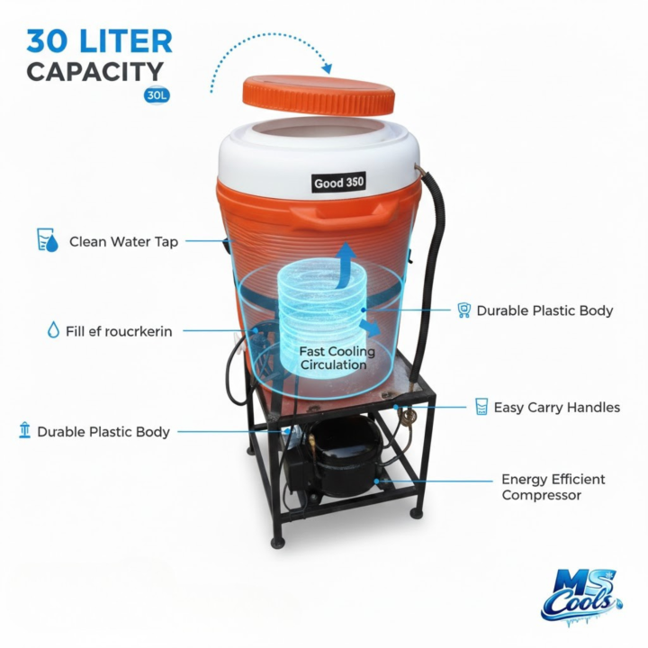 30 liter Electric Plastic Water Cooler Dispenser / Water capacity 30 ...