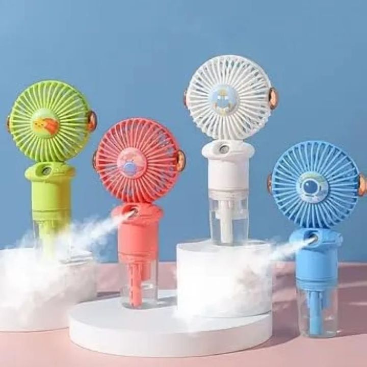 USB Rechargeable Mist Spray Fan – Pack of 1 | Portable Handheld Cooling ...