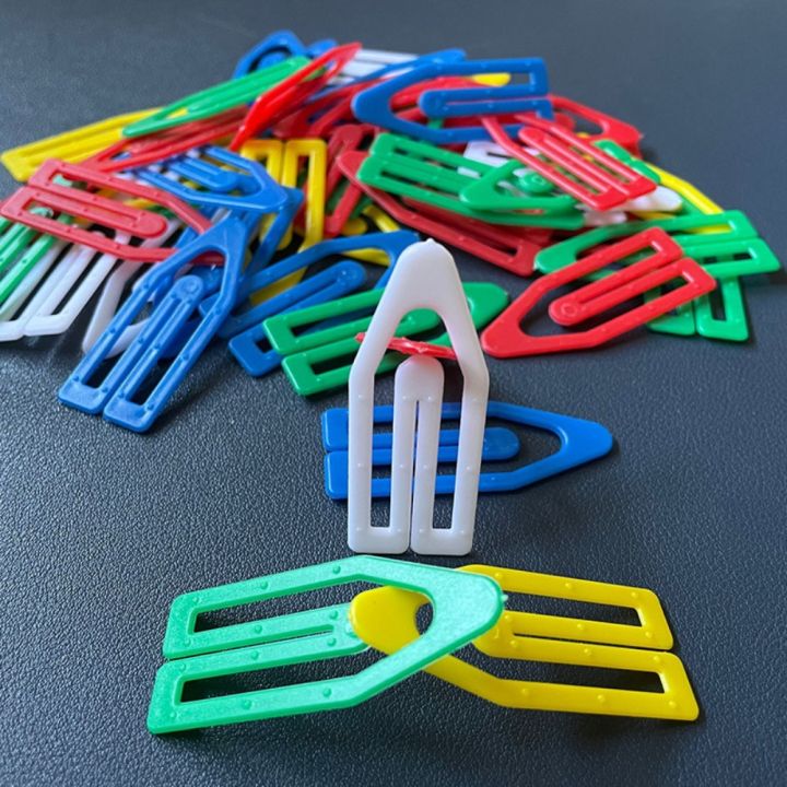 New Ship Shape Paper Clip Plastic Mini Plastic Label Arrowhead Solid ...