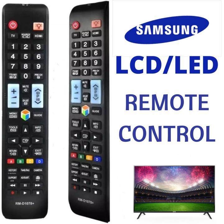 Samsung Universal Remote for Smart TV HDTV LED LCD TV RM-1078 | Daraz.pk