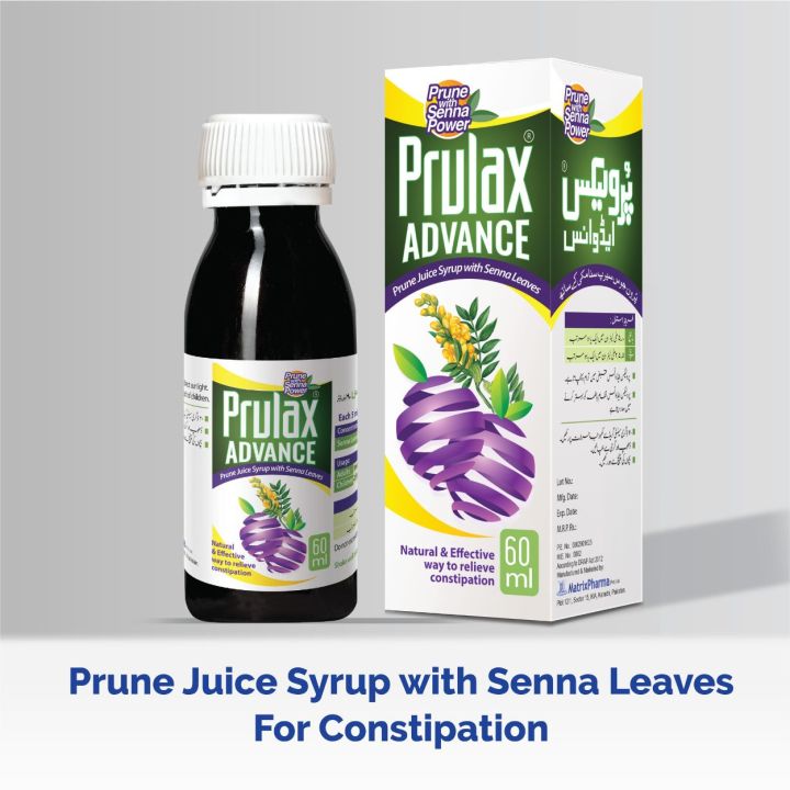 Prulax ® Advance Prune Juice Syrup with Senna Leaves for Constipation ...