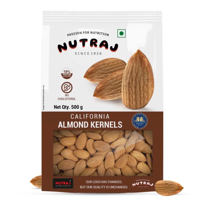 Almonds Whole Value Pouch Pack 1kg | 100% Natural and Quality Badam ...