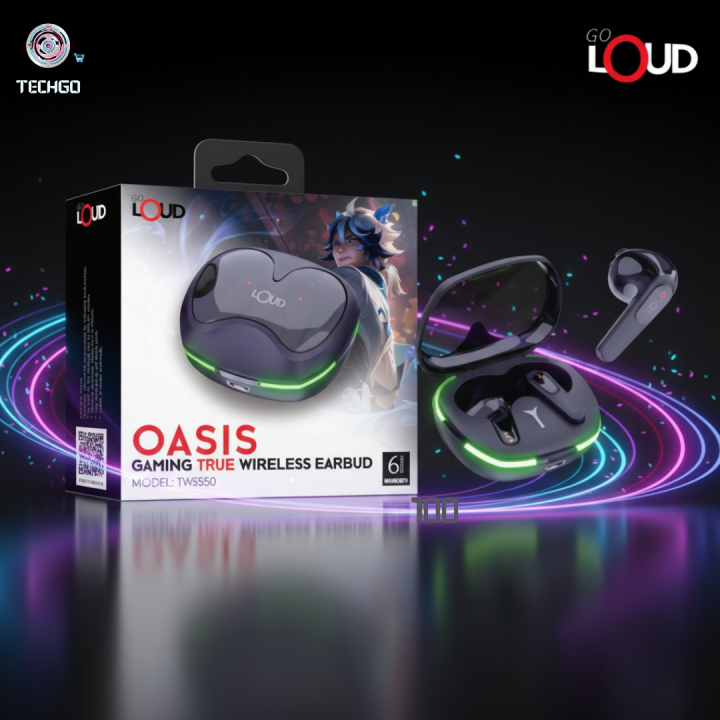 TWS 550 Wireless Earbuds | GO LOUD OASIS Gaming True Wireless Bluetooth ...