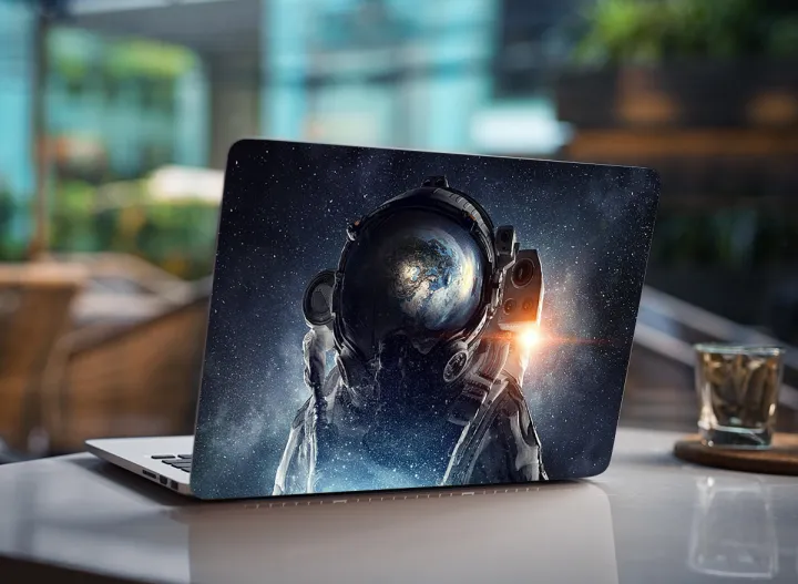 Space astronaut Laptop skin vinyl sticker decal 12 13 13.3 14 15 15.4 ...