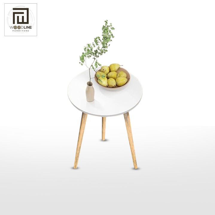 Curved Foldable Side Table, Coffee table (16 Inches Top & 18 Inches ...