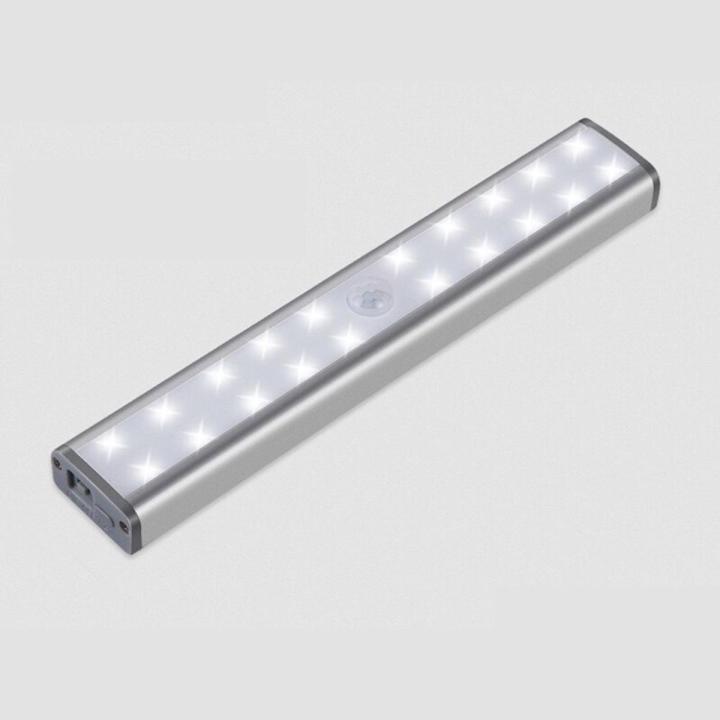 Smart USB Rechargeable Infrared Human Body Induction Night Light 20LED ...