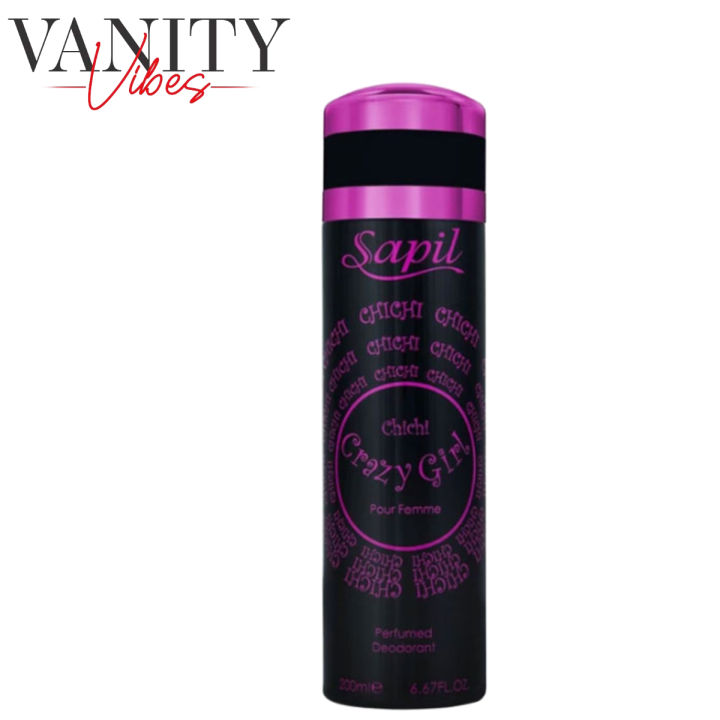 SAPIL CHICHI CRAZY GIRL BODY SPRAY 200ML | Daraz.pk