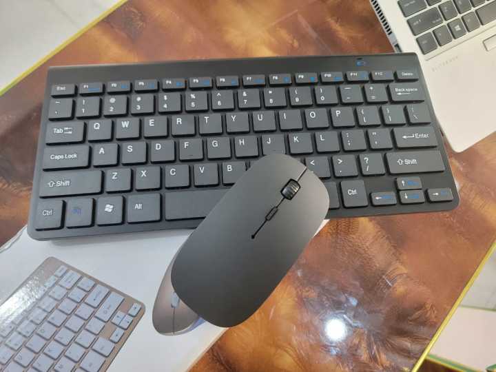 Multimedia Keyboard and Mouse Combo – Slim Design Wireless Keyboard for ...
