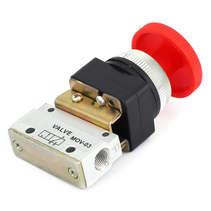 2 Position 3 Way G1/8 Pneumatic Mechanical Valve Push Button Switch MOV-03 | Daraz.pk