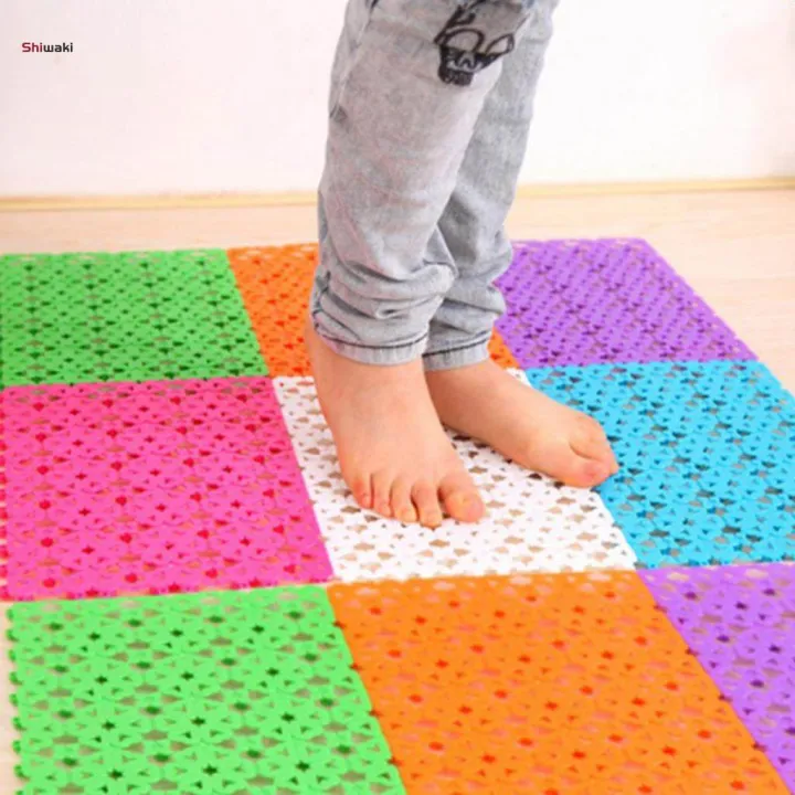 Non Plastic Mat Bath Shower Mat Wet Floor Pet Cage Pad White | Daraz.pk