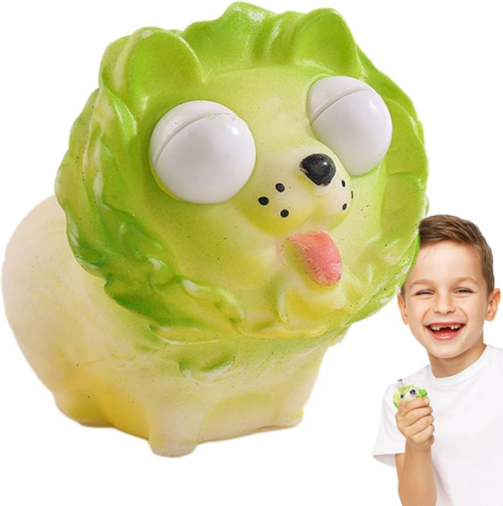 Cabbage Dog Squeeze Fidget Toys | Soft PVC Toys for Kids, Decorative ...
