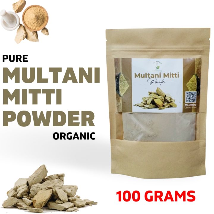 Organic Multani Mitti Powder | Fragancia Fullers Earth Powder | Organic ...