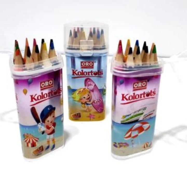 ORO Color Pencil Box Small Size - 12 Colors art # 102 | Daraz.pk