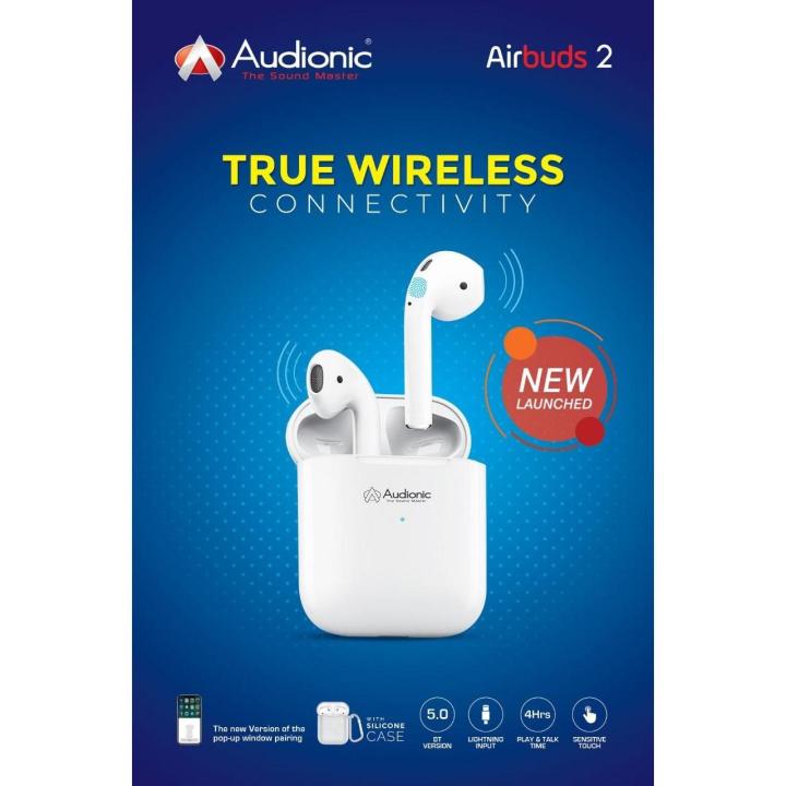 Audionic Air Buds 2 true wireless with sensor[NEWLY LAUNCHED] With FREE ...