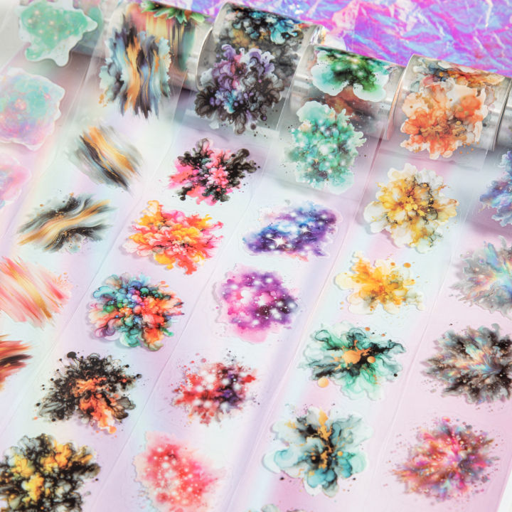 Panda Online 1 Roll Colorful Star River Series PET Masking Tapes ...