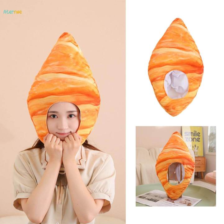 Bread Shape Headgear Party Favor Headwear Funny Bread Shape Hat Role ...