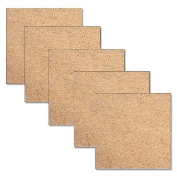 Square MDF Boards for Art and Craft for Resin Art, Mandala Art ...