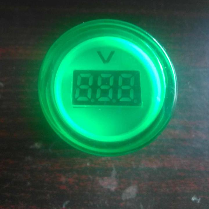 Digital Panel Volt Meter (Round Shape) | Daraz.pk