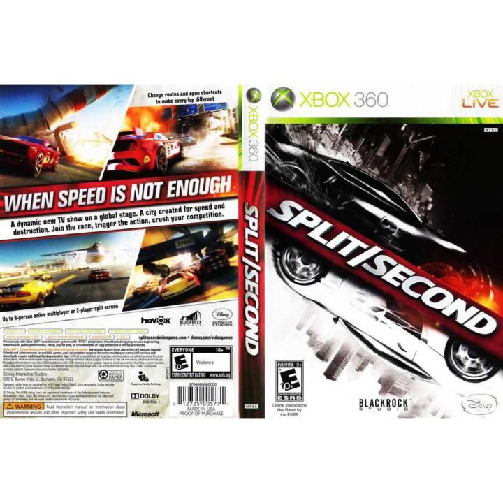 Split Second - Xbox 360 - JTAG Modified System | Daraz.pk