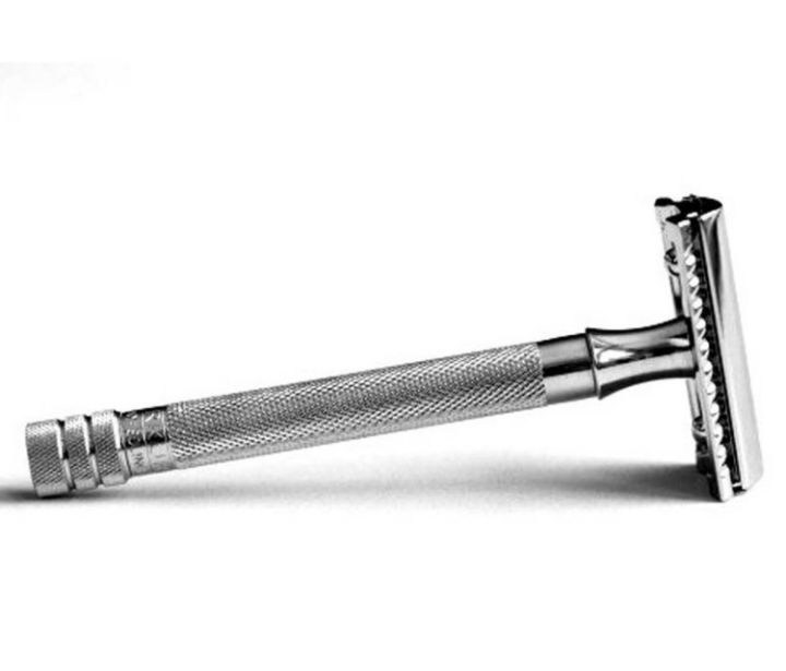 Safety Razor With Steel Grip, Shaving Razor For Men, Hygiene Razer ...