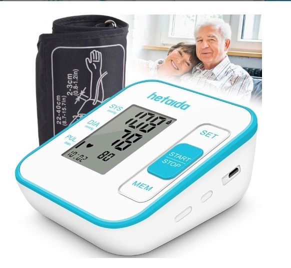 Blood Pressure Monitor Upper Arm Automatic Digital BP Monitor Large ...