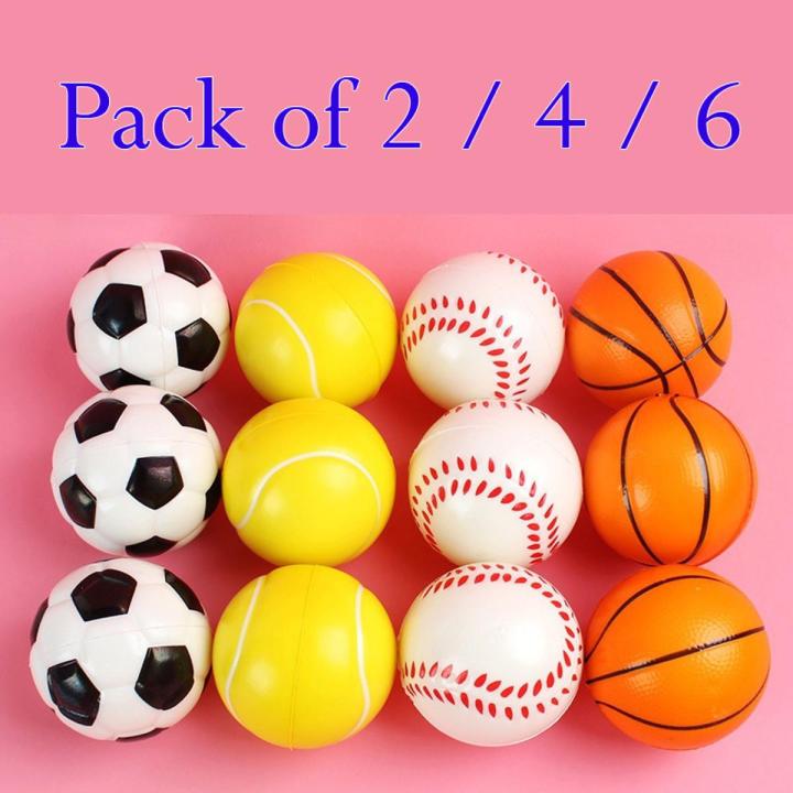 PU Foam Rubber Ball Toy basketball Hand Wrist Exercise Stress Relief ...