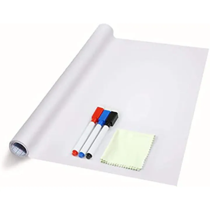 Whiteboard Sticker Sheet | Self Adhesive White Board Vinyl Wall ...
