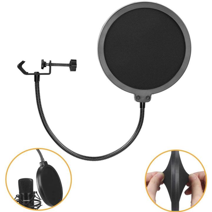 Pop Filter For Any Microphone Dual Layered Wind Pop Screen With ...