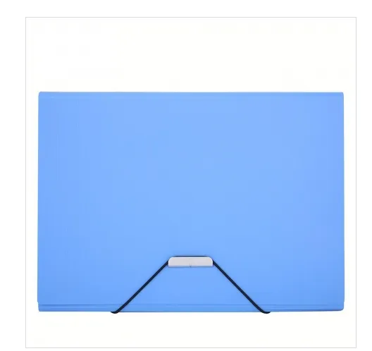 Deli 5554 A4 Ribbed Expanding File 7 Pockets Blue | Daraz.pk