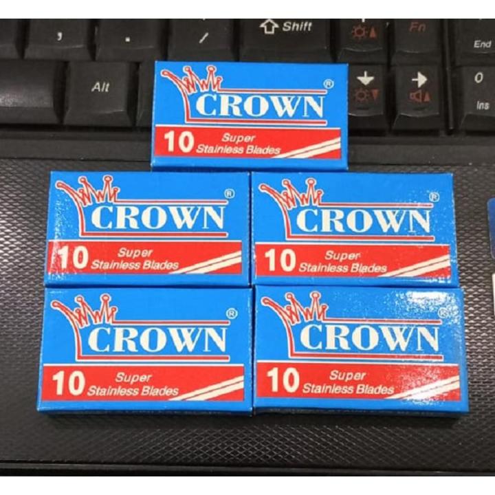 Crown Blades pack Of 40 || Crown Blades Super Stainless Made in Egypt ...