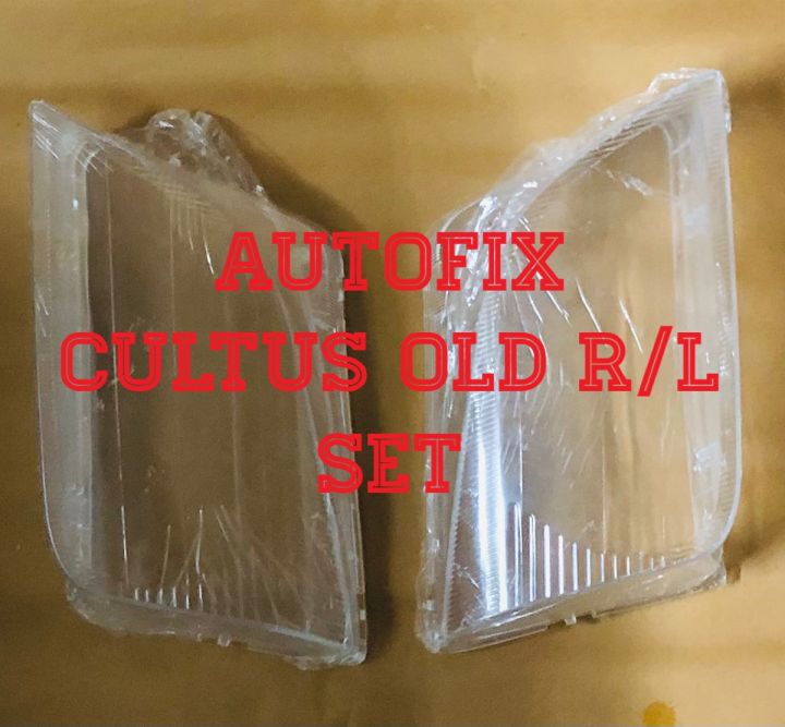 Suzuki Cultus 2002 Onward Head Light Plastic Covers L/R set 02 PCS ...
