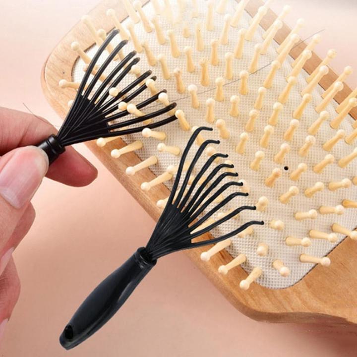 【VisioN Shop】2pcs Hair Comb & Cleaning Embedded Handle Tool Cleaner ...