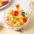 Food Pick Non-breakable Cute Cartoon Animal Shape Bento Stick | Daraz.pk