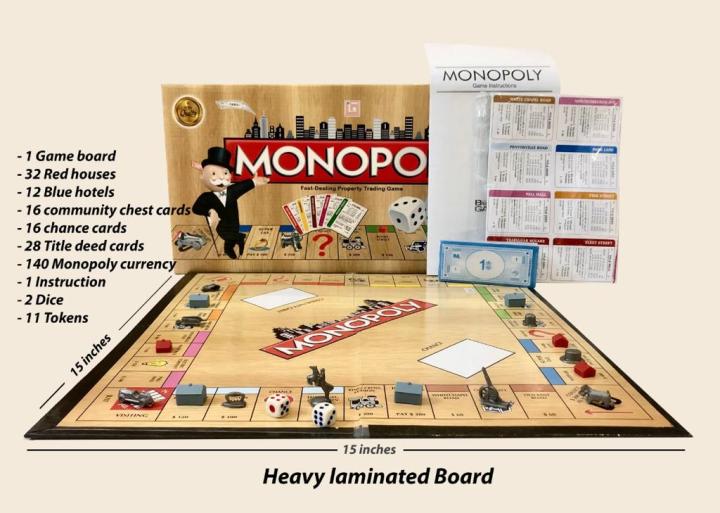 Monopoly Board Game for Children and Young | Daraz.pk