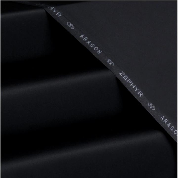 Pure Jet Black Suit Of Washing Wear Unstitched For Men (shalwarkameez ...