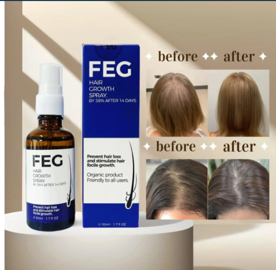 FEG Hair Growth & Anti-Hair Loss Serum – 50ml | FEG Plus Hair Growth ...