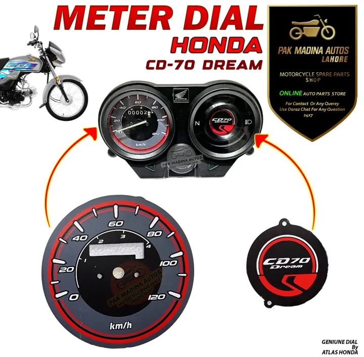 METER DIAL HONDA CD70 DREAM | Daraz.pk