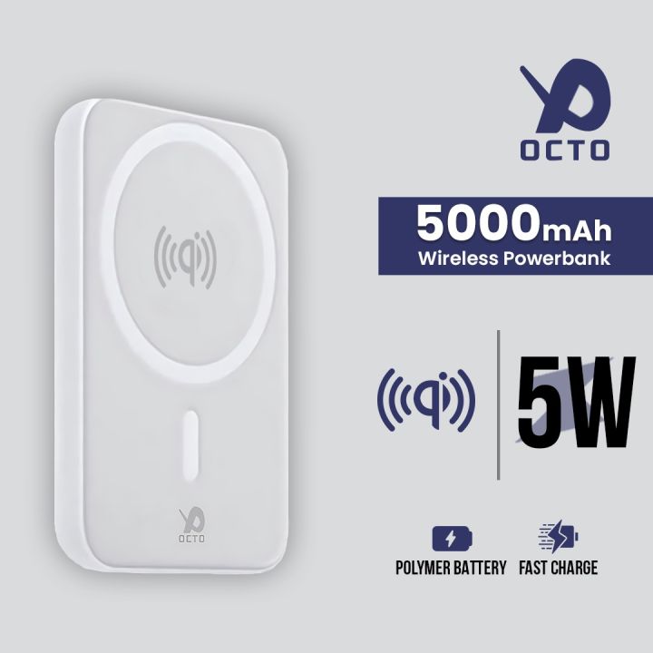 Octo wireless magsafe 5000 mah power bank OC-050 - powerbank | Daraz.pk