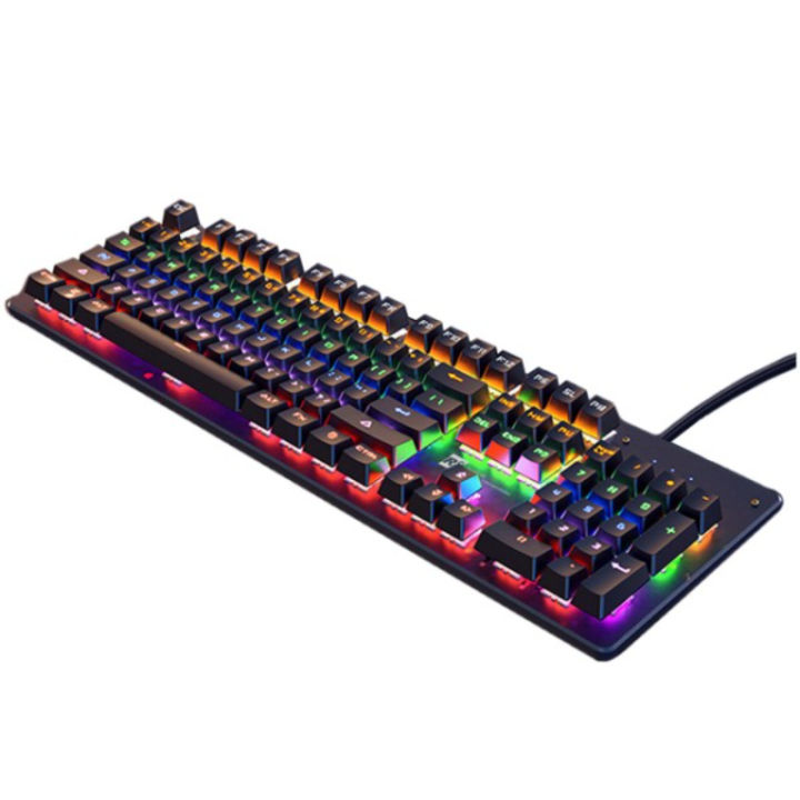 R8 1035 Professional Wired Mechanical Blue Switches RGB Gaming Keyboard ...