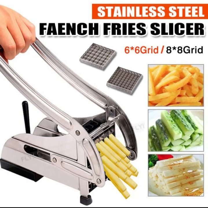 HIGH QUALITY FRIES CUTTER WITH SHARPE HOLES | Daraz.pk
