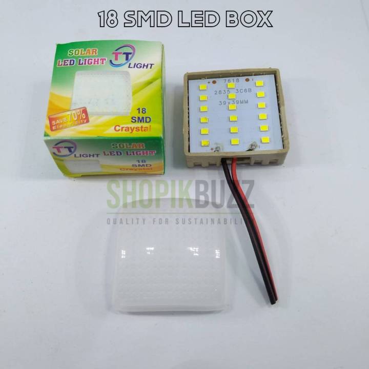 LED Light 12v DC 18-SMD Panel With Case 5x LED| One More Order | Daraz.pk