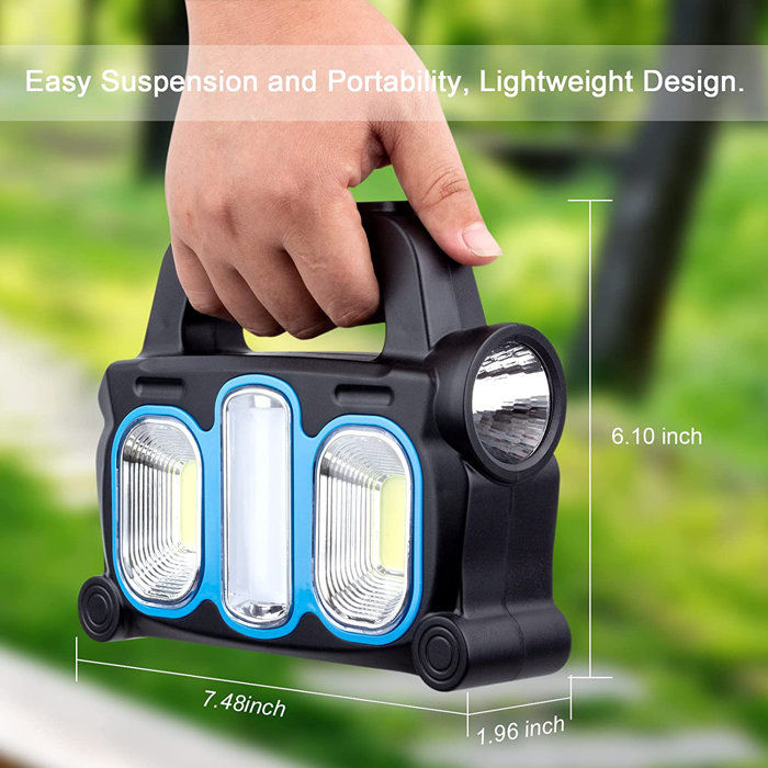 Hurry Bolt HB-6168 Solar rechargeable portable lamp multifunctional ...