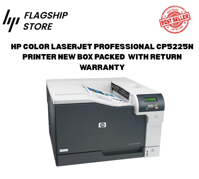 HP Color LaserJet Professional CP5225n Printer With Return Warranty ...