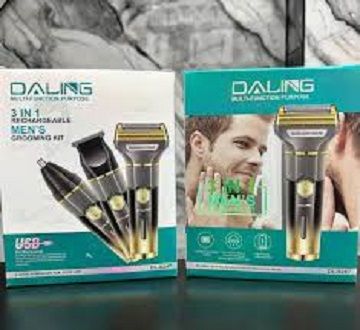 DALING DL 9247 3 IN 1 Rechaegeable MEN'S Grooming Kit Multi Funtion ...