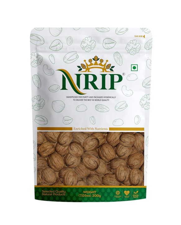 NRIP Walnut In shell California (Akhrot Sabut Kagzi) 1kg | Daraz.pk
