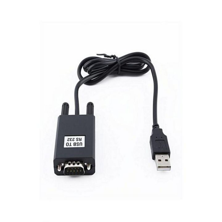 USB To Serial Port RS232 Converter Cable - Black | Daraz.pk