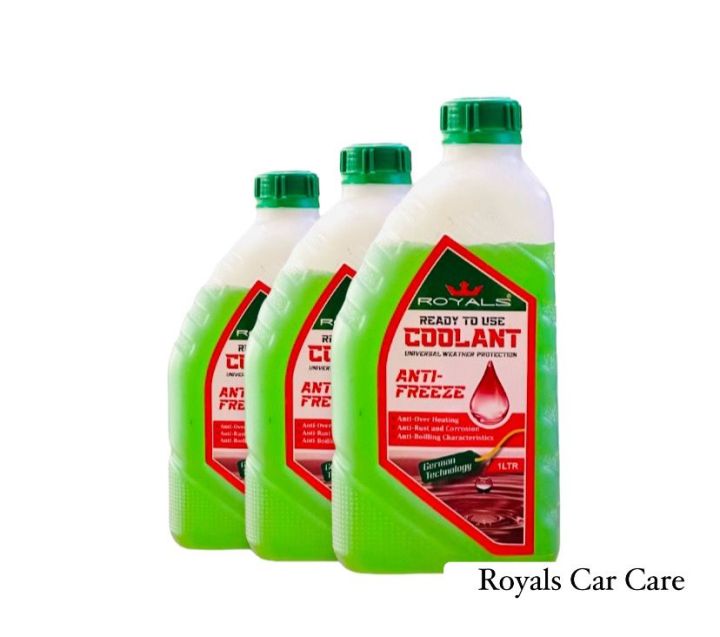 Royals Car Coolant - Anti Freeze Coolant - Heat Prevent Coolant - Anti ...