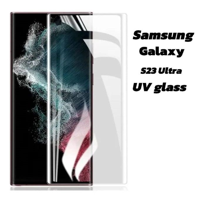For Samsung S23 Ultra UV Glass High Quality Screen Protector For S24 ...
