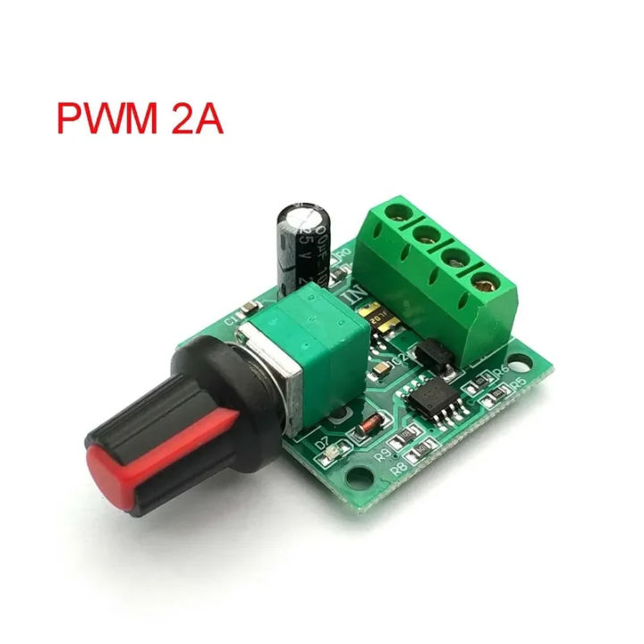 DC 1.8V 3V 5V 6V 12V 2A PWM Motor Speed Controller Low Voltage Motor ...