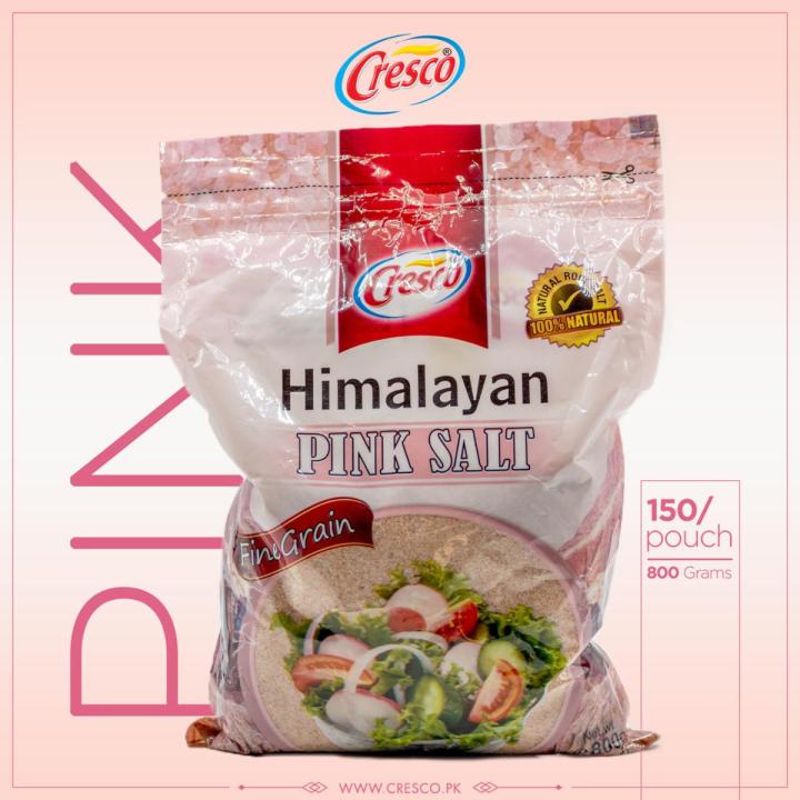 Himalayan Pink Salt Fine Bag - 800G No # 1 Pink Salt Selling Brand in the World | Daraz.pk